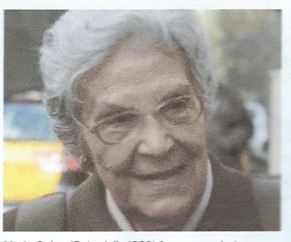 Nº 88: María Salvo Iborra cumplió cien años el pasado 27 de mayo. (la ...